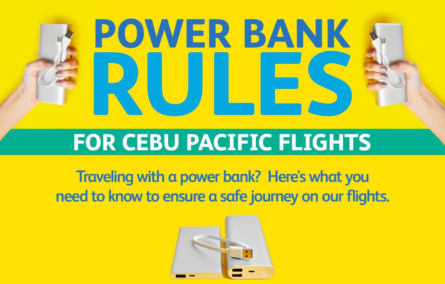 Cebu Pacific Issues Reminder on Power Bank Rules for Passengers – The ...