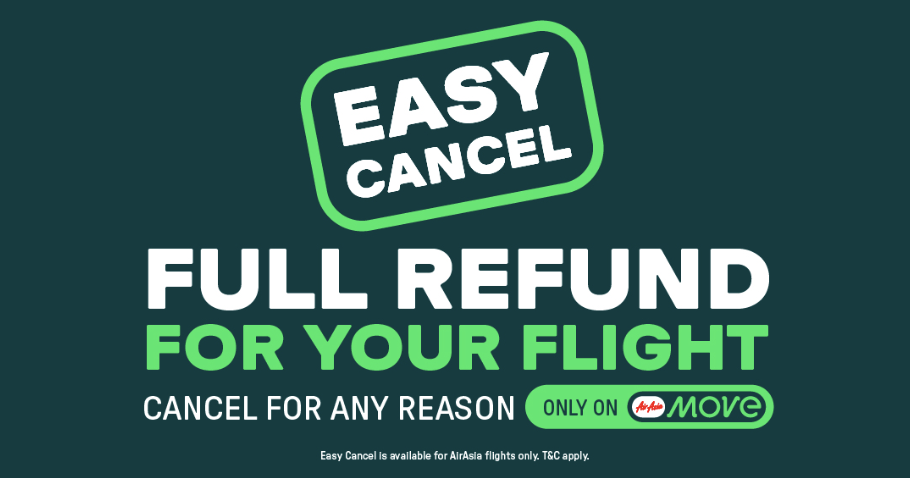 AirAsia MOVE launches Easy Cancel for flexible travel – The Lifestyle Tita